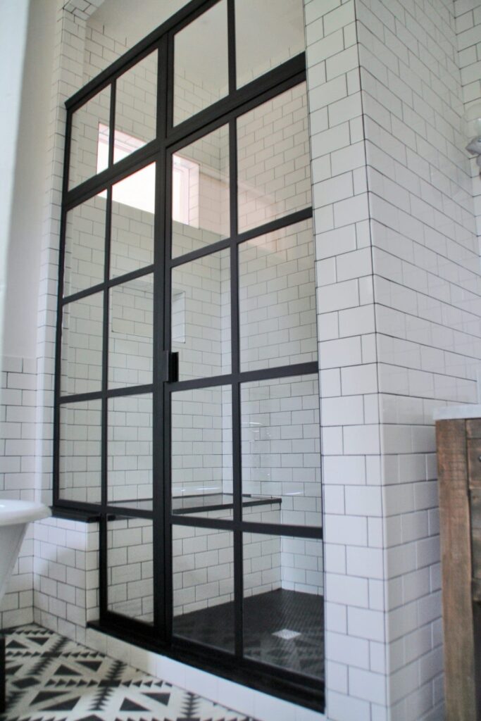 Framed Shower Enclosures | Semi-frameless Shower Door by Anchor-Ventana