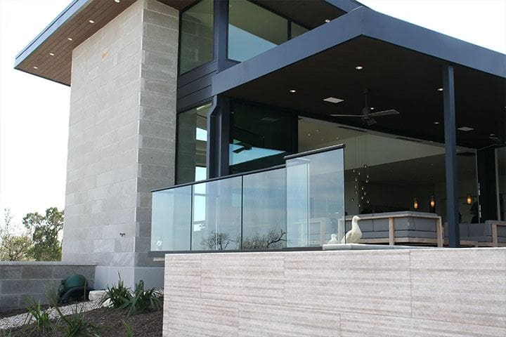 Glass Handrail Systems | Residential Gallery | Anchor-Ventana Glass