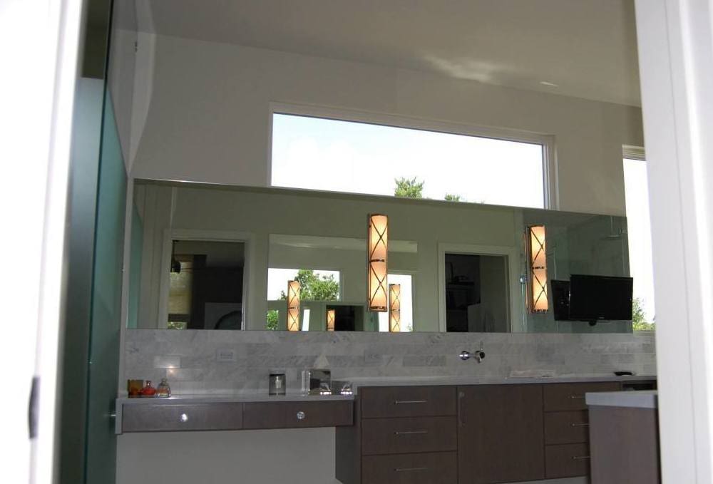 Frameless Mirrors | Mirrors | Residential Gallery | Anchor-Ventana Glass