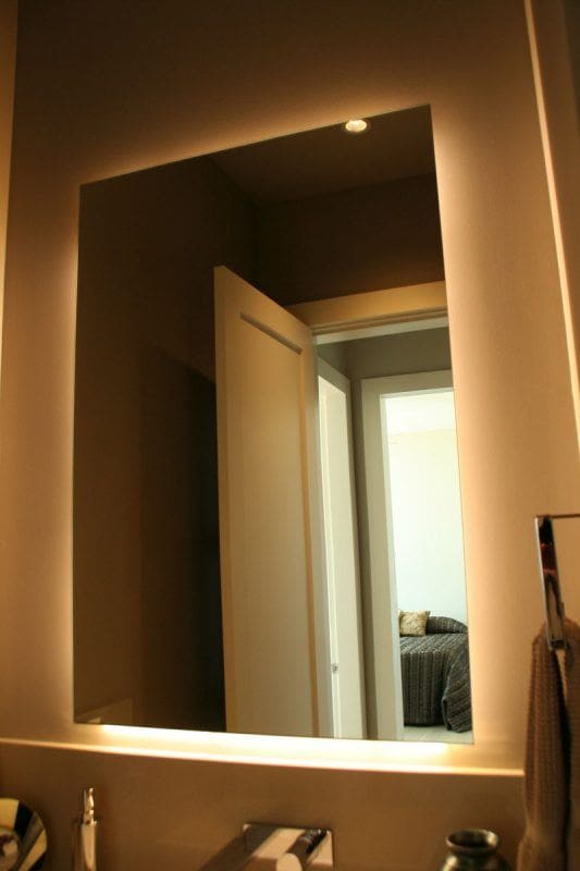 Frameless Mirrors | Mirrors | Residential Gallery | Anchor-Ventana Glass